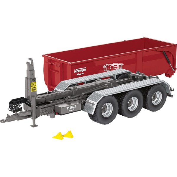 Wiking Krampe Hakenlift THL 30 L Abrollcontainer Big Body 750, Modellfahrzeug