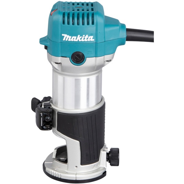 Makita Multifunktionsfräse RT0702CX2J, Fräsmaschine blau, 710 Watt, im ...